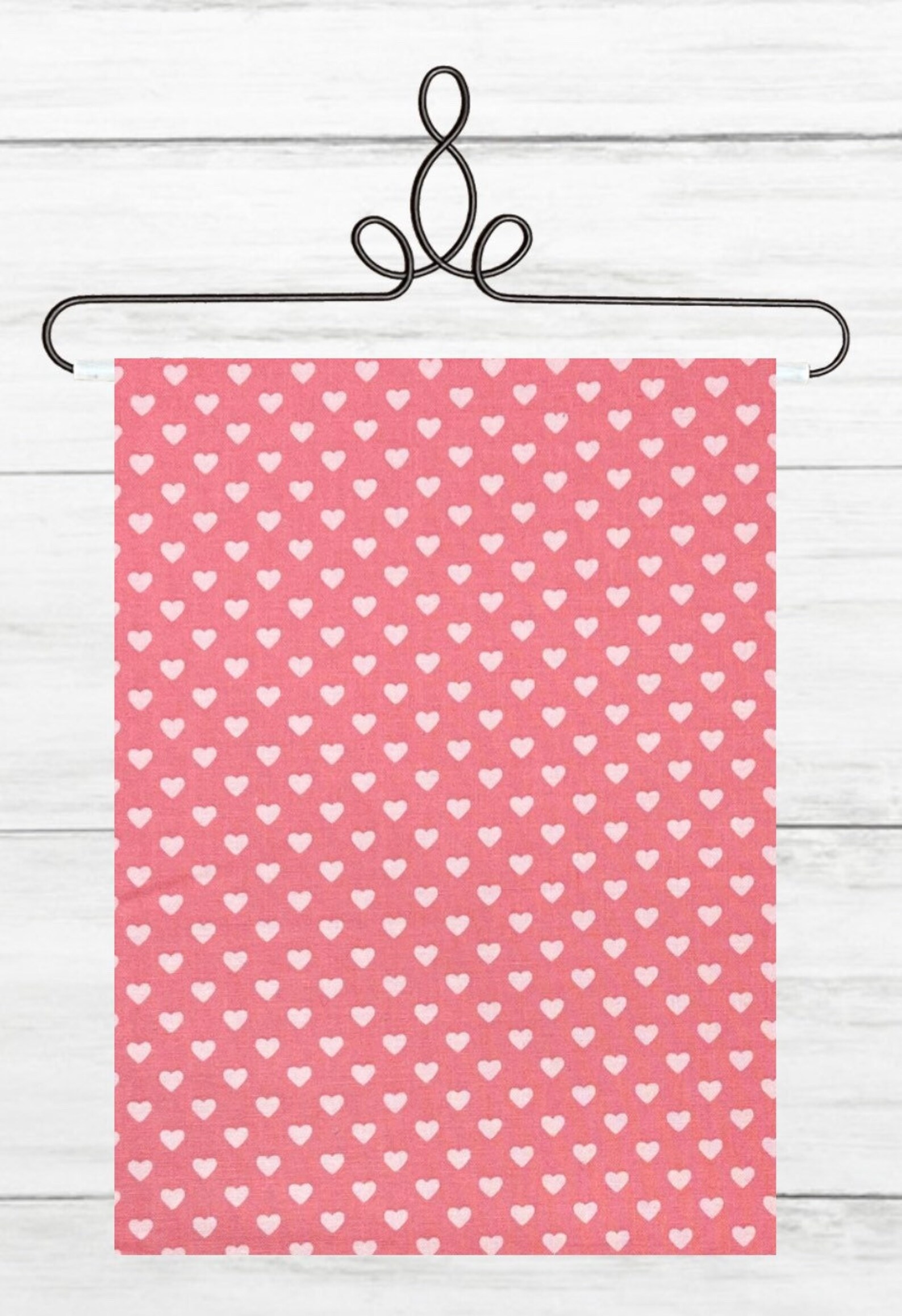 Andover Rose/peach Pink Hearts Fabric, Valentines Love Cotton Woven ...