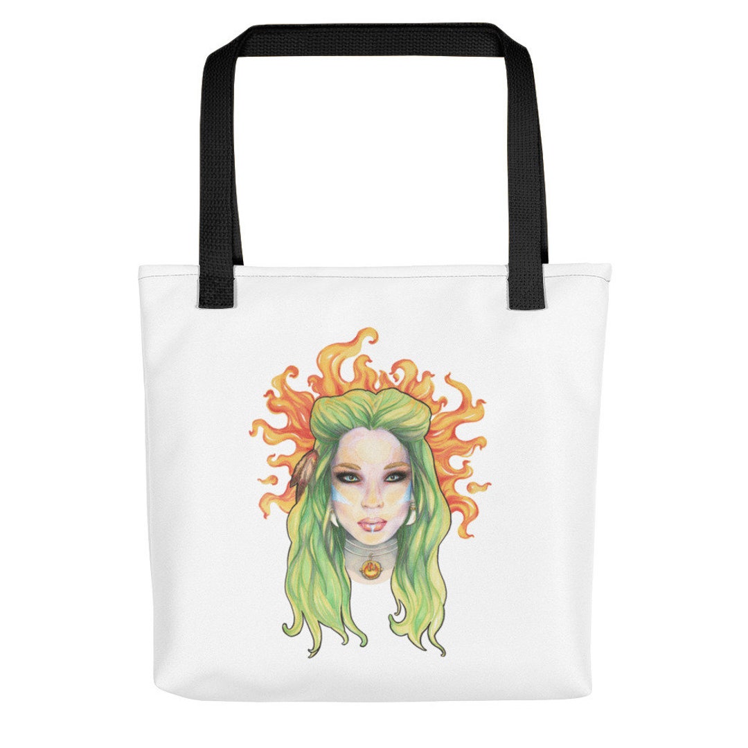 Fire Avatar Tote Bag, Fire Bender, Avatar, Fire and Water Avatar, Gift ...
