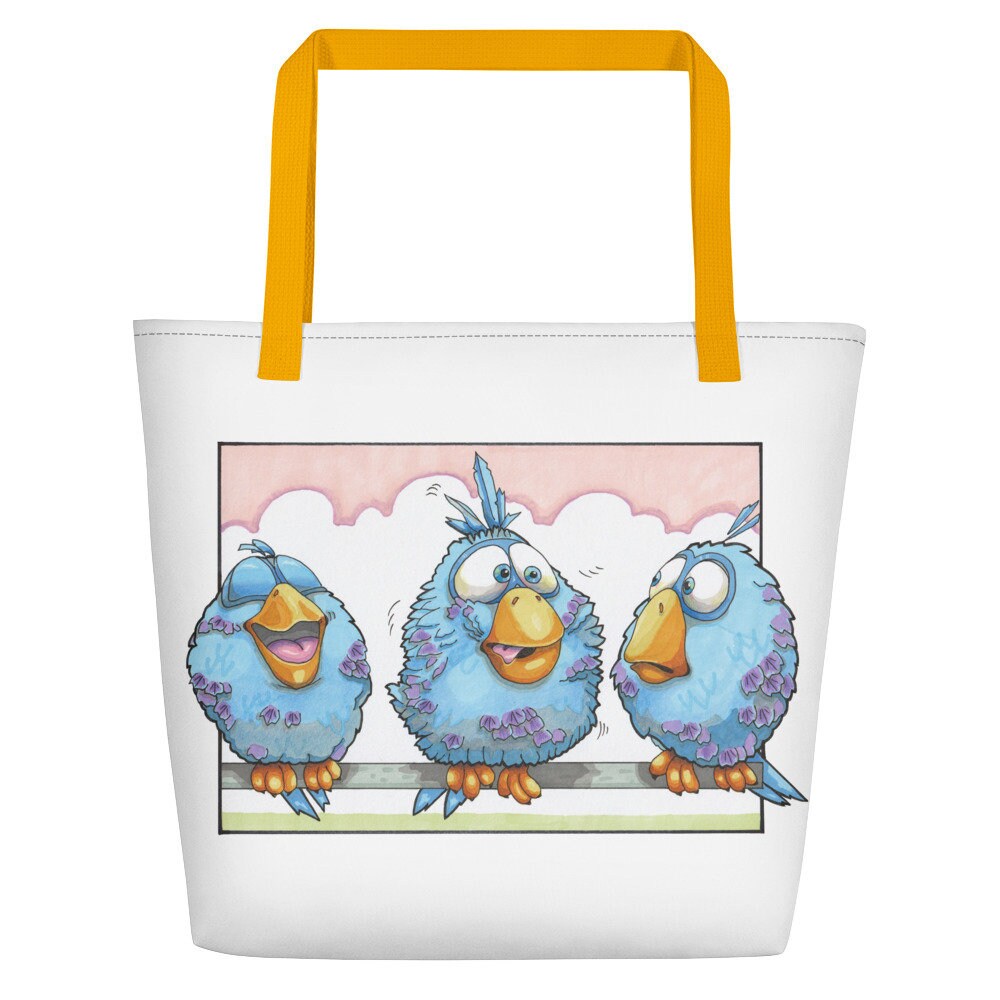 Pixar Birds Tote Birds on a Wire Bag Funny Birds Woman's - Etsy