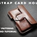 Strap Card Holder Pdf Pattern + FREE Video Tutorial - Etsy
