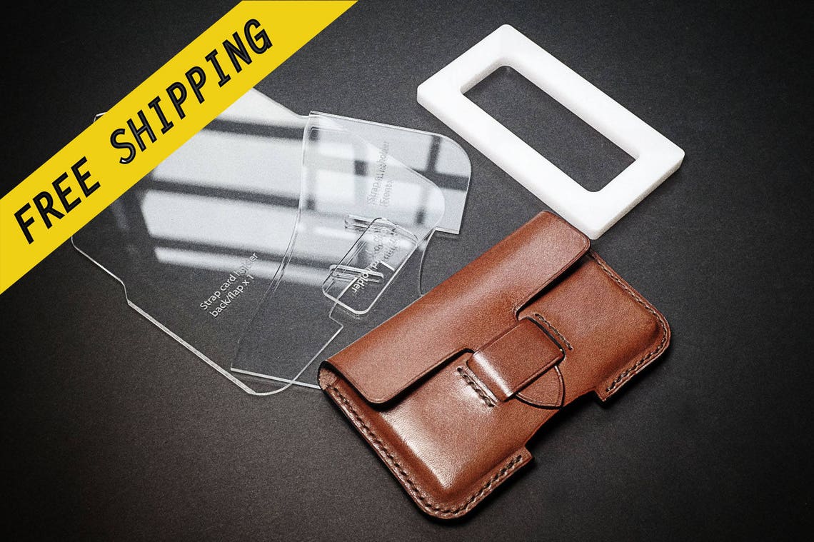 Acrylic Molded strap card holder patterns with mold and video | Etsy