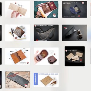The BIG Leather Goods PDF Bundle - 60 Patterns and Videos - Etsy