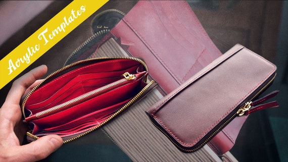 Acrylic Templates to Make Zippered Wallet Video Tutorial - Etsy