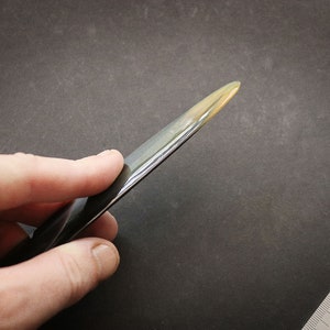 Buffalo Horn Folding Bone - Leather Working Tool - Etsy