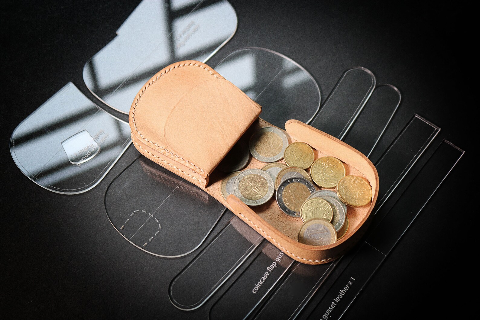 Horseshoe Coin Case Acrylic Patterns Video Tutorial | Etsy