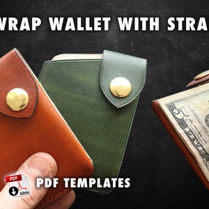 Wrap Wallet With Strap - Pdf Pattern + Video Tutorial - Etsy