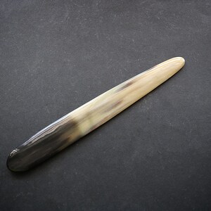 Buffalo Horn Folding Bone - Leather Working Tool - Etsy