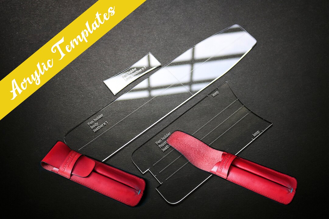 Pen Case Acrylic Templates • video Tutorial - Etsy