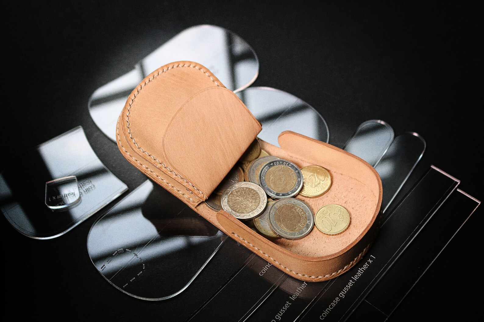 Horseshoe Coin Case Acrylic Patterns Video Tutorial | Etsy