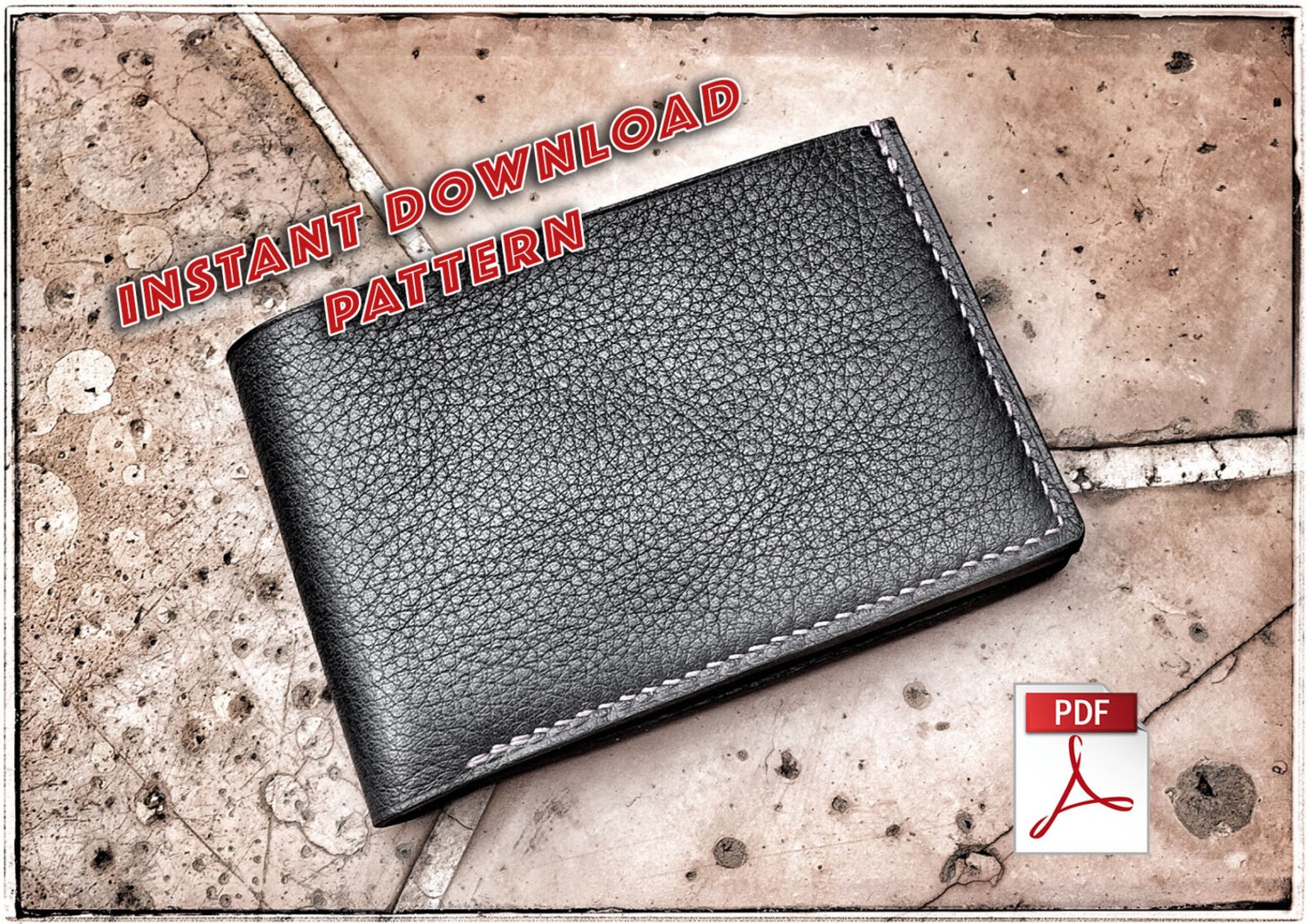 Bifold Wallet Patterns Video Tutorials/leathercraft Patterns - Etsy