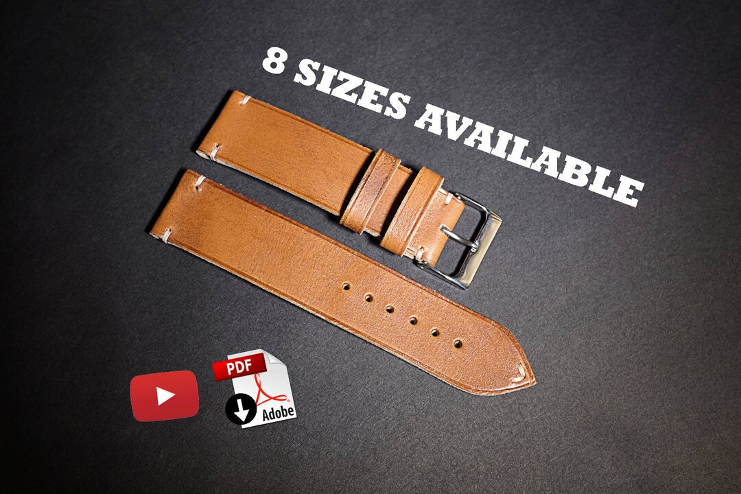 Simple Watch Strap Pdf Pattern + Video Tutorial•from 18mm to 25mm - Etsy