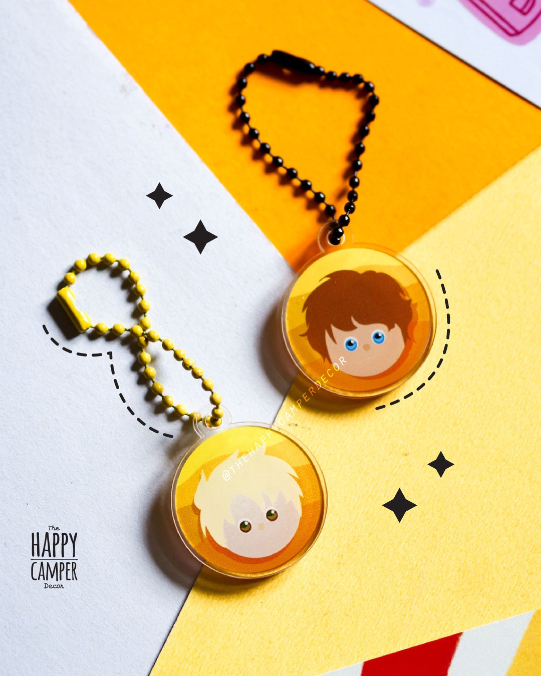 Andreil Andrew & Neil the Foxhole Court Mini Charm Keychain Phone Strap ...