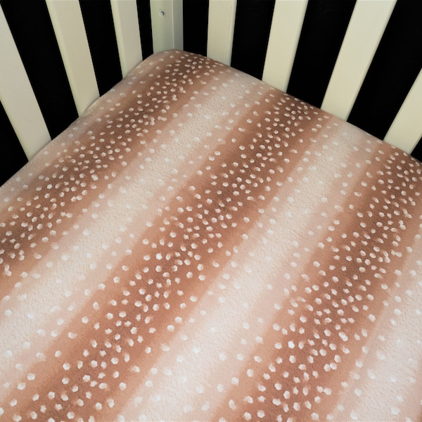 Fawn Print Fabric - Etsy