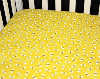 Yellow Crib Sheet - Etsy