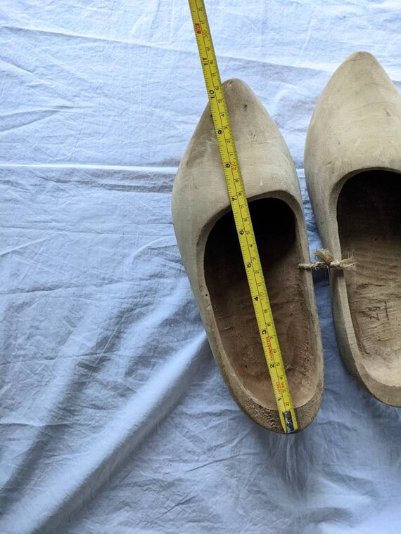 Dutch wooden shoes Sabots hand carved - Gem