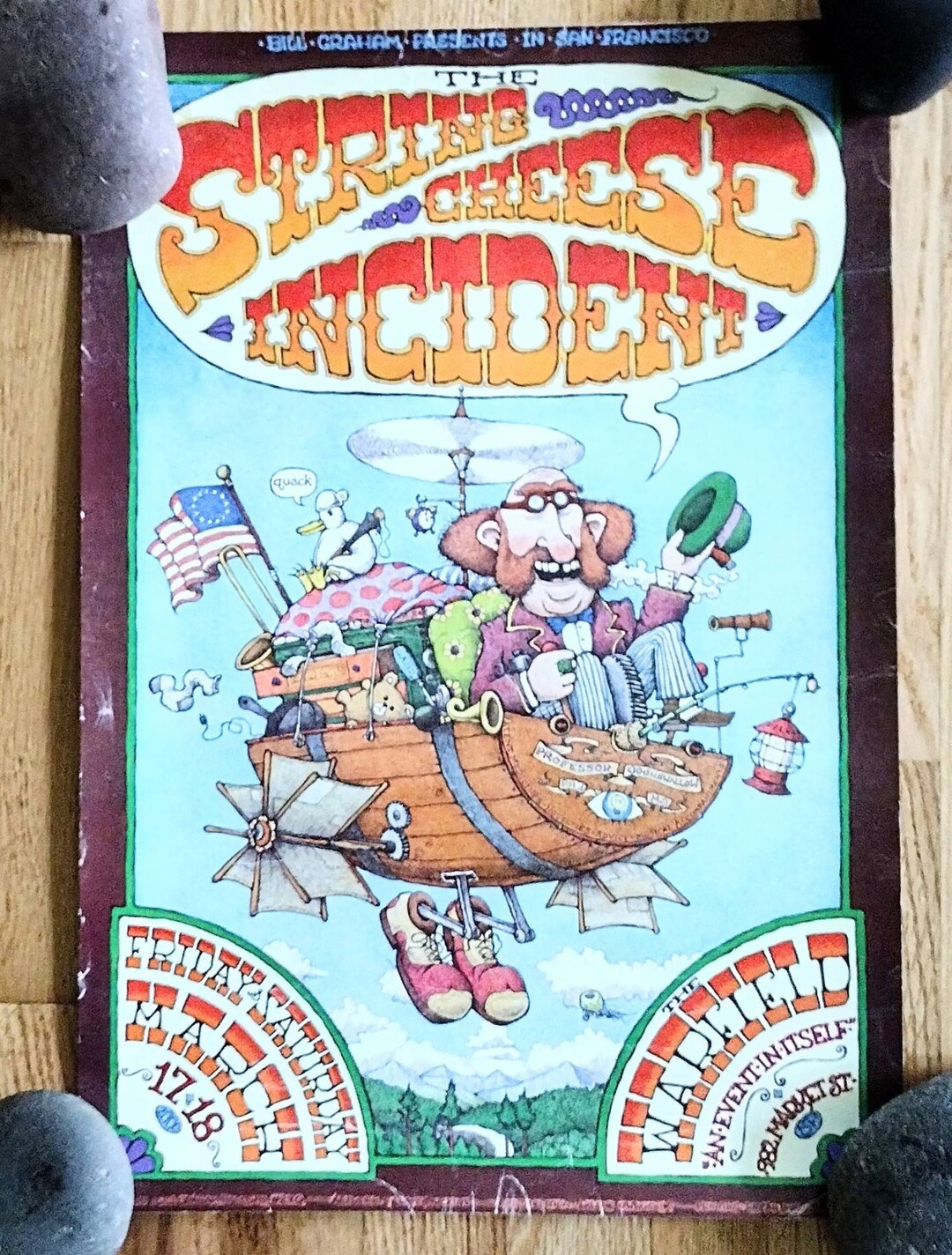 String Cheese Incident 2000 BGP Poster Warfield - Etsy