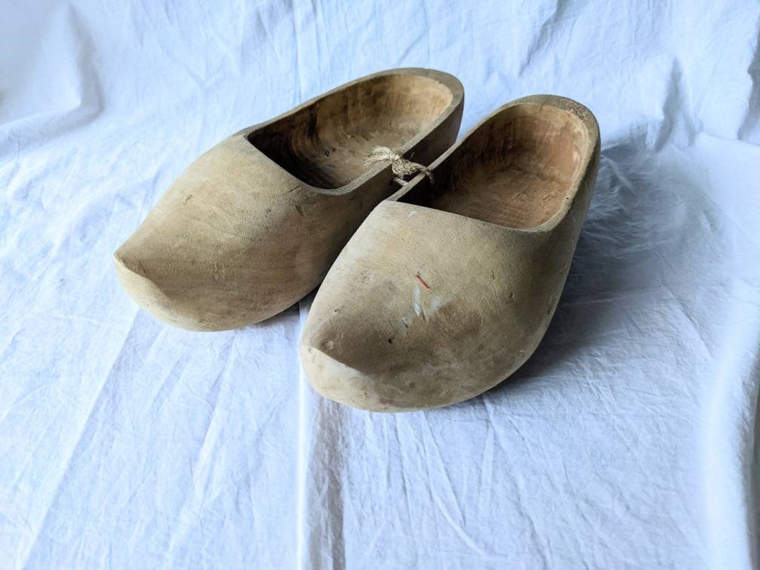 Dutch Wooden Shoes Sabots Hand Carved - Etsy