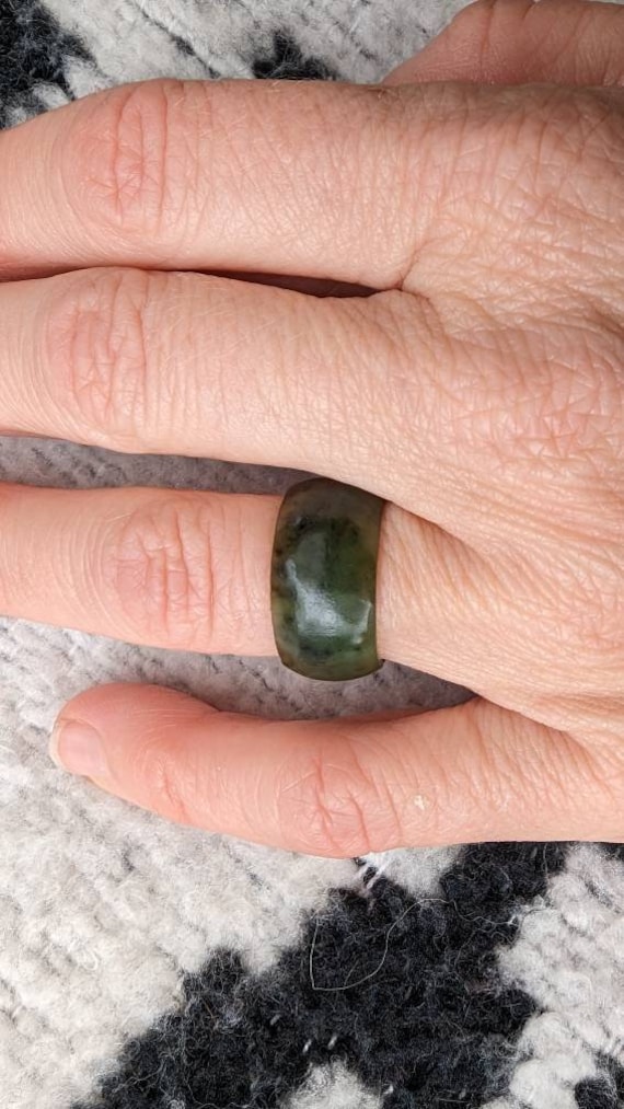 Nephrite Jade 10.5 Spectacular! Black Nephrite Jade W… - Gem