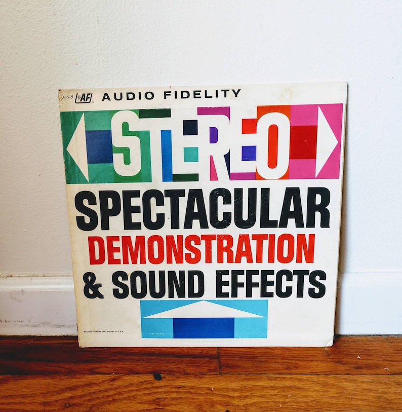 Stereo Spectacular LP 1963 Audio Fidelity Sound Effect Record - Etsy