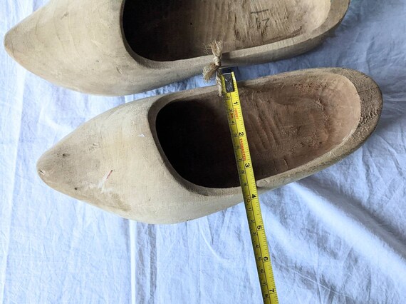 Dutch wooden shoes Sabots hand carved - Gem