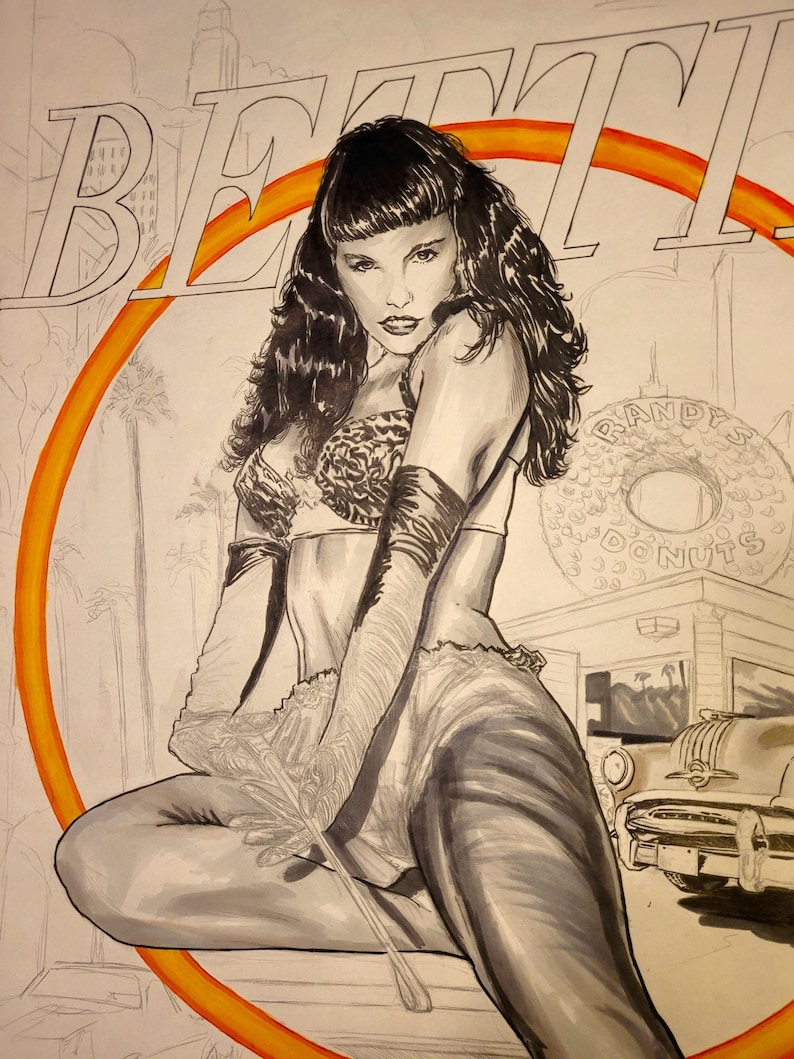 Bettie Page - Etsy