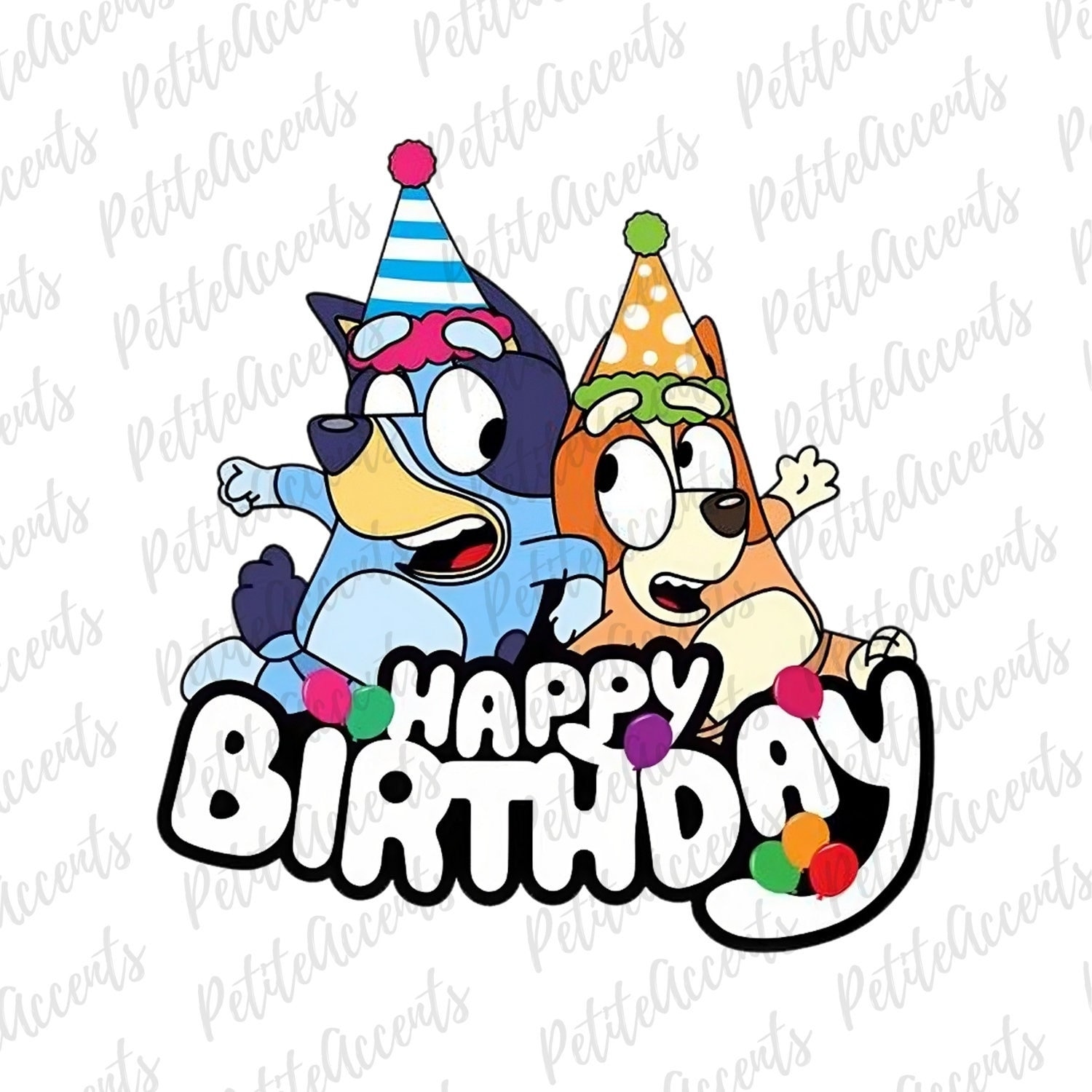Feliz cumpleaños Bluey Archivo Digital Bluey Cumpleaños Png - Etsy México