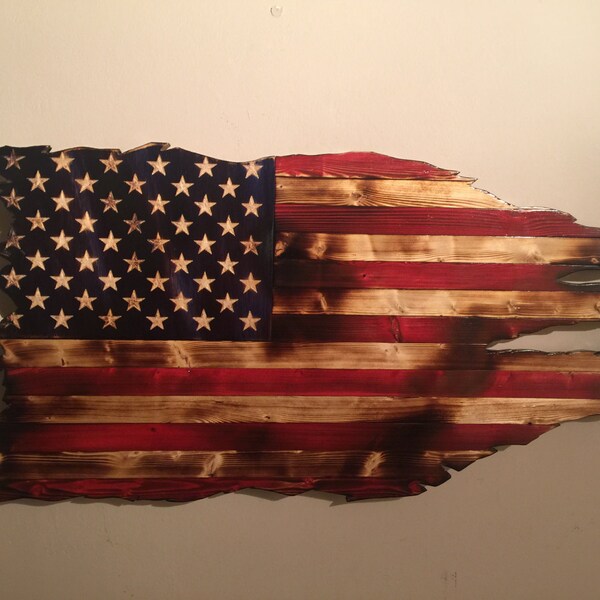 Torn Flag Svg - Etsy