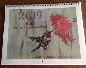 Bird calendar | Etsy