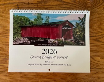 Covered Bridge in Vermont - Etsy