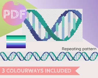 DNA Replication Cross Stitch Pattern - Etsy