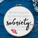 Sobriety Cross Stitch PDF Pattern Instant Digital Download, Jane Austen ...