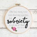 Sobriety Cross Stitch PDF Pattern Instant Digital Download, Jane Austen ...