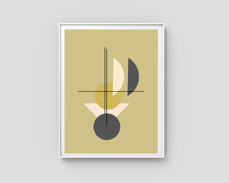 054 Retro MCM Poster | Inspired by Easter | Organic and Geometric ...