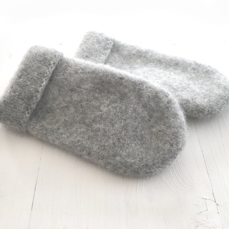 Felt Mitten - Etsy