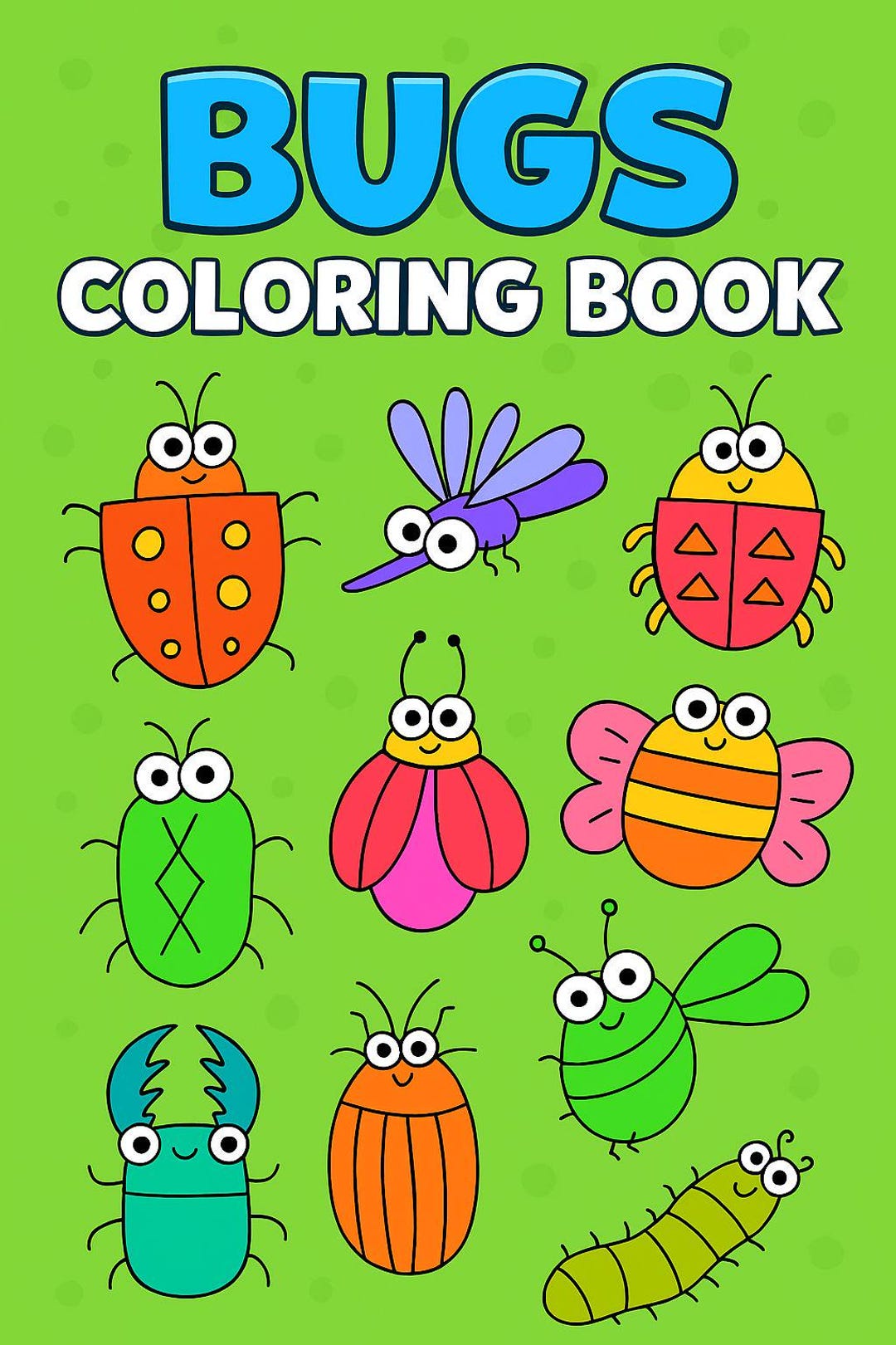 Bugs Coloring Book - Etsy