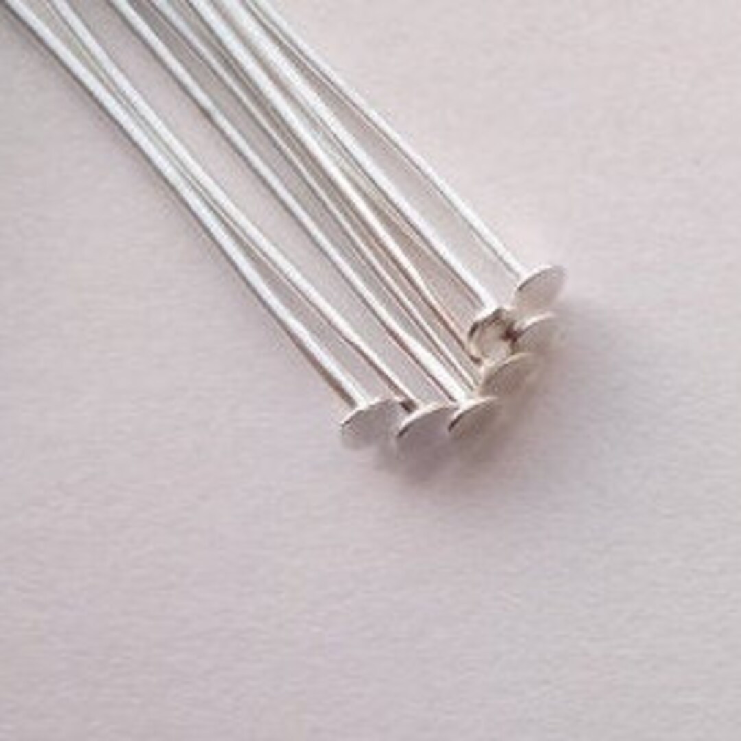 200 Bright Silver Headpins, 16mm, 18mm, 22mm, 30mm, 40mm, 50mm, 60mm ...