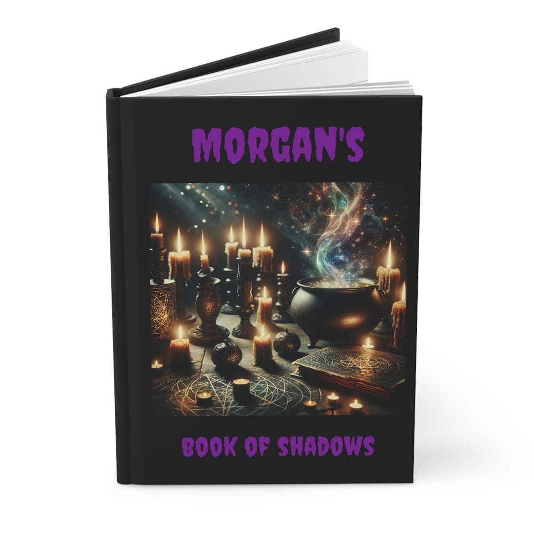 Mystical Book of Shadows Journal - Hardcover, Witchcraft Notebook ...
