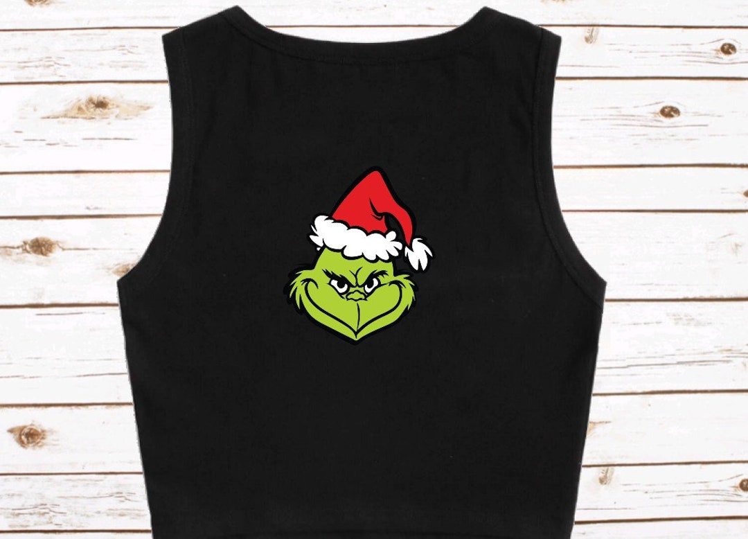 The Grinch Christmas Crop Universal Studios Cropped Top Womens - Etsy UK