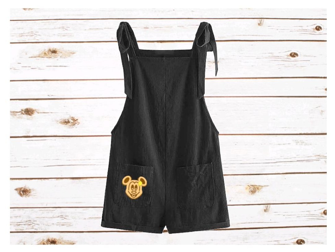 Mickey Waffle Jumper Disneyland Romper Disney Overalls Disneyworld ...