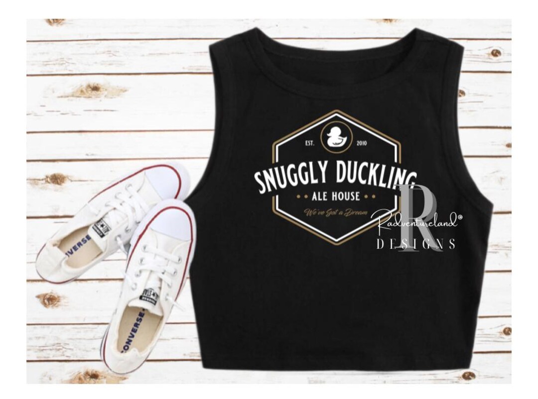 Snuggly Duckling Crop Tank Disney Snuggly Duck Cropped Top EPCOT WDW ...