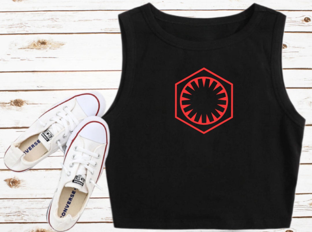 Kylo Ren Crop Tank First Order Allegiance Star Wars Tank Top Batuu ...