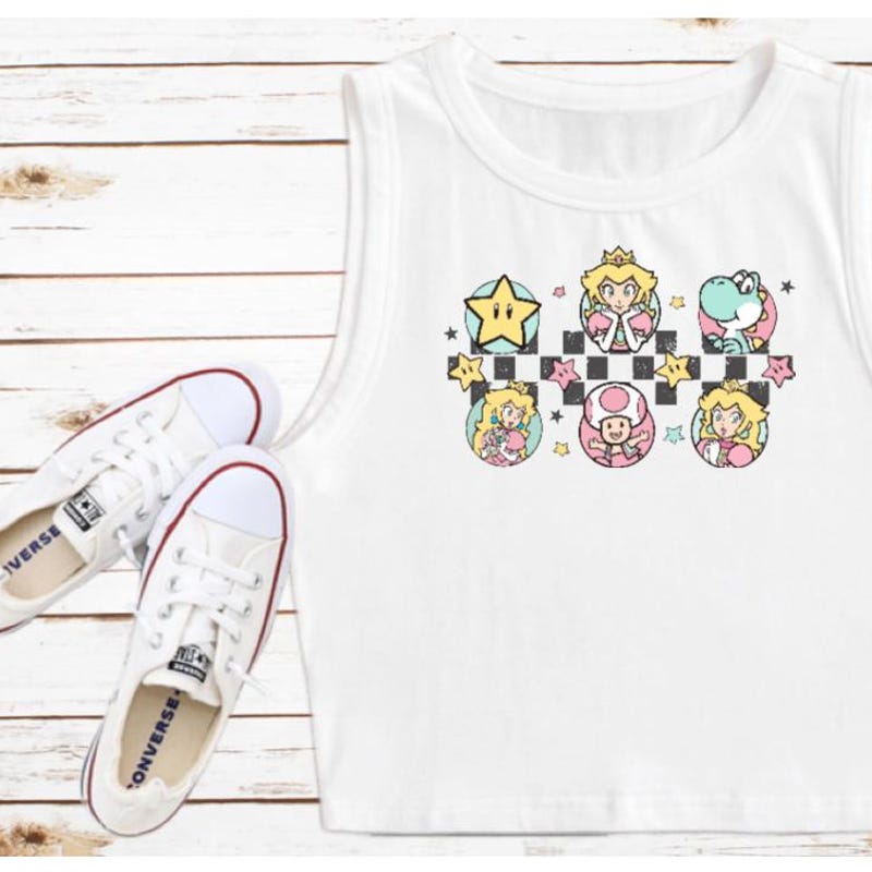 Peach Crop Top - Etsy