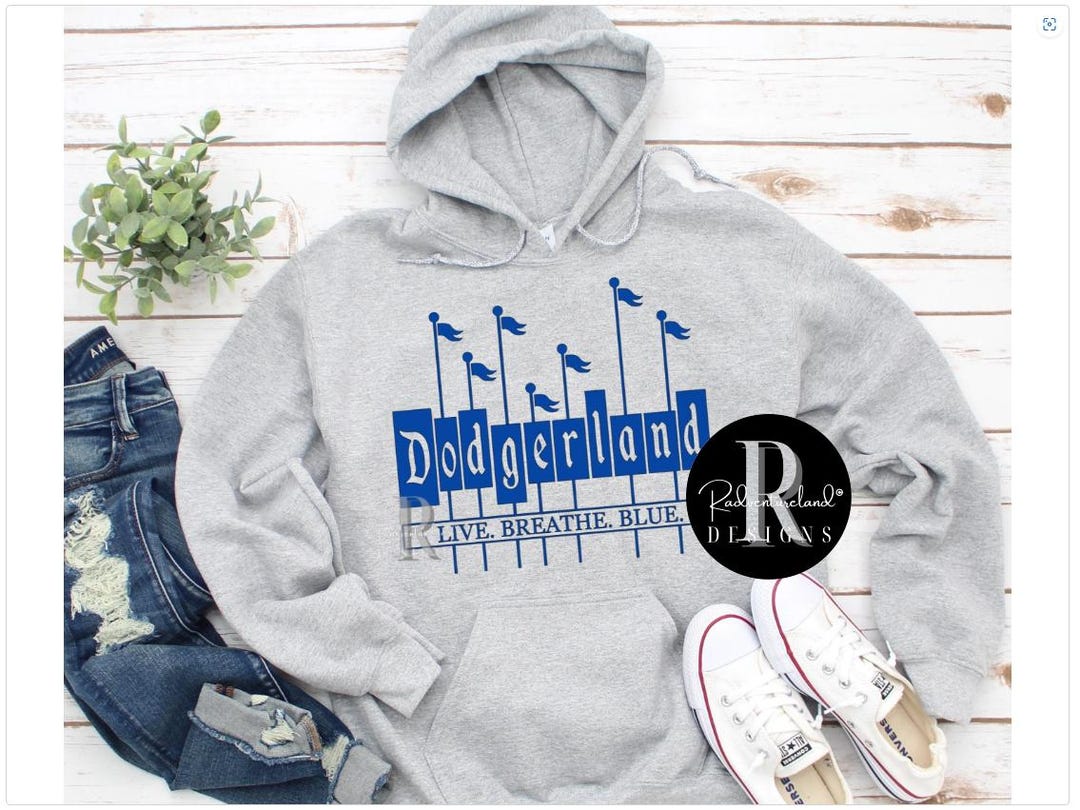 Disneyland Dodgersdodgerland Crewneck Pullover Sweatshirt OR Hooded ...