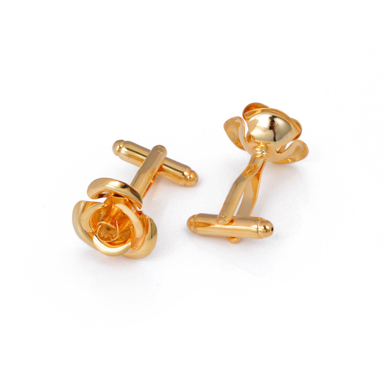 Mens Personalized Rose Cufflinks valentine's Rose Cuff - Etsy