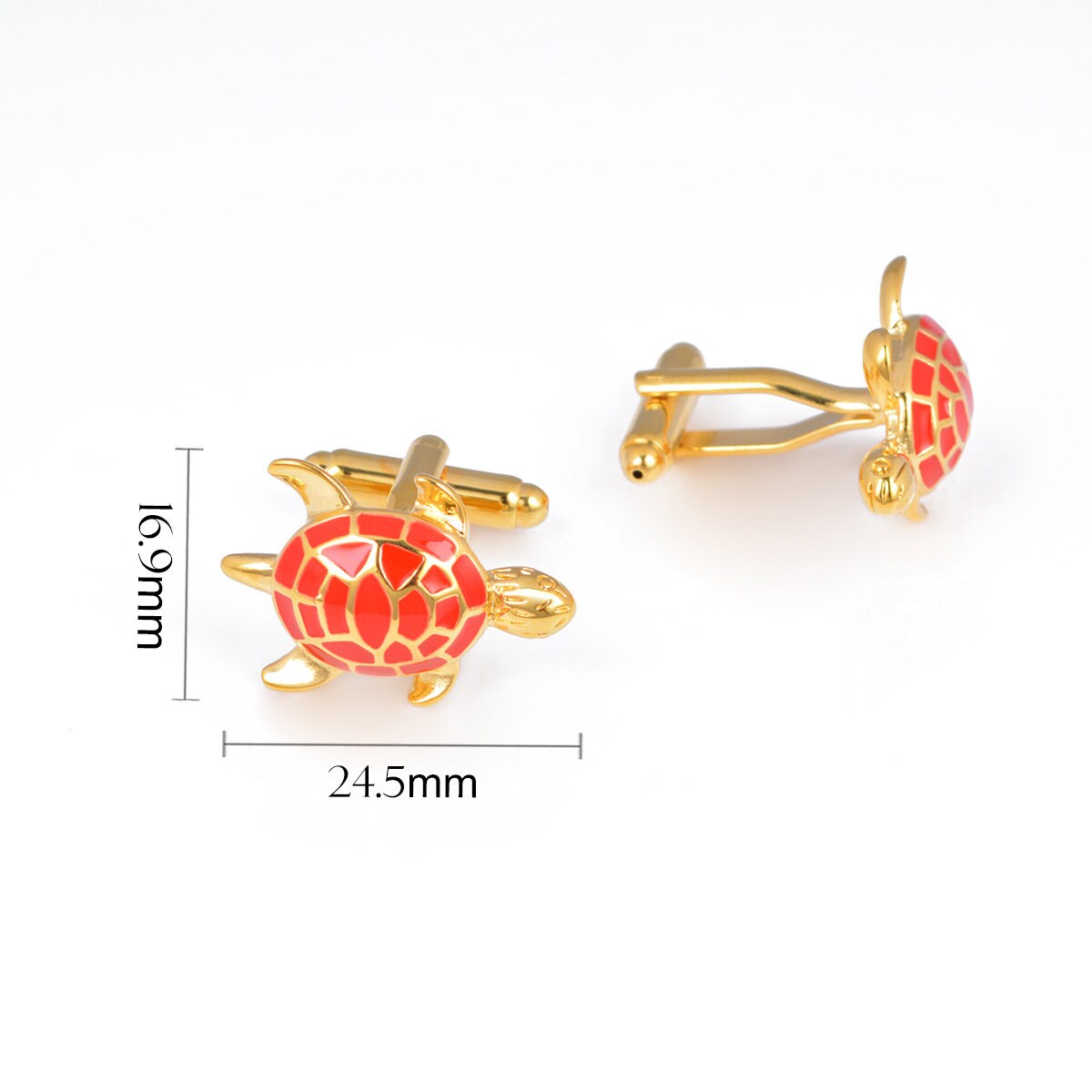 The Tortoise Cufflinks.animal Cufflinks.personalized name cufflinks - Etsy