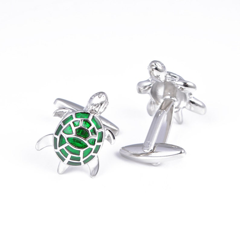 The Tortoise Cufflinks.animal Cufflinks.personalized name cufflinks - Etsy