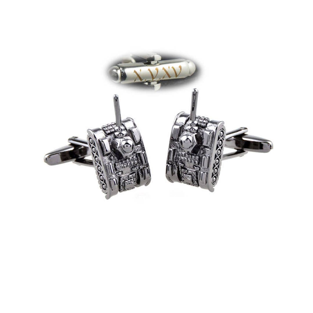 Buy Engraved Cufflinksdate and Initials Cufflinks.tanks Cufflinks.the ...