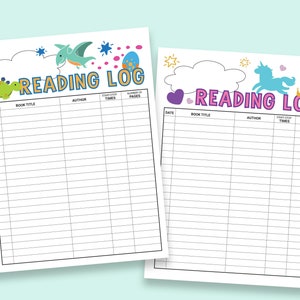 Kids Reading Log, School, Back to School, Book Log, Reading, Reading ...