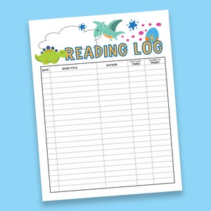 Kids Reading Log, School, Back to School, Book Log, Reading, Reading ...