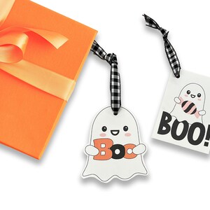 Halloween Favor Tags, Boo Gift Tags, Trick or Treat Favor Tags, Treat ...